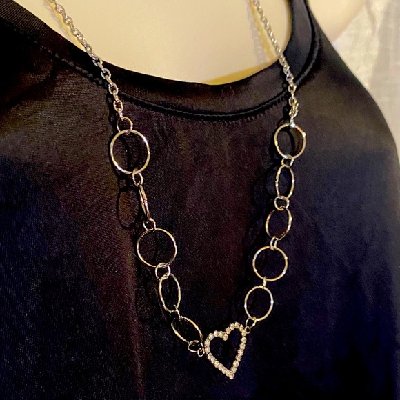 Dolls Kill | Jewelry | Dolls Kill Long Delicate Hoops And Heart ...